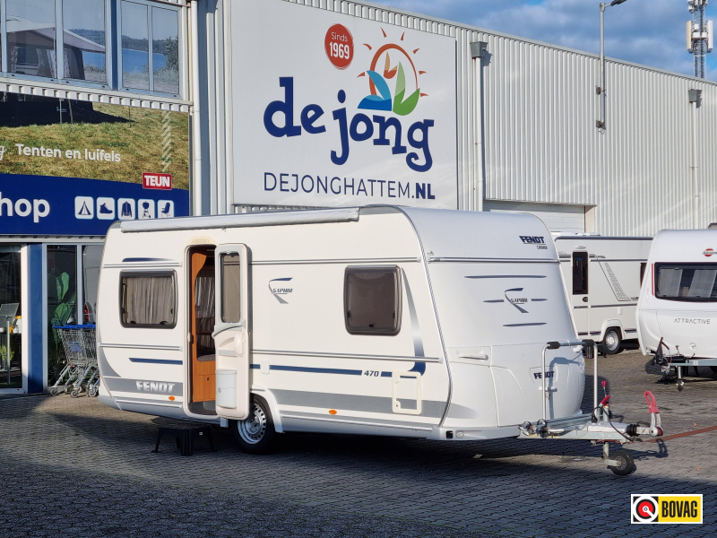 Fendt Saphir 470 TFB Mover - Luifel aangeboden op Caravanstekoop.nl